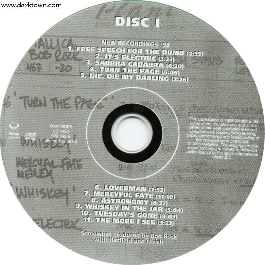 Metallica Garage Inc : CD1 | CD Covers | Cover Century | Over 1.000.000 ...